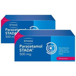 Paracetamol STADA 500 mg Tabletten Doppelpackung (2x10St) 2 St