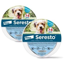 Seresto 1,25g + 0,56g Halsband f&uuml;r Hunde bis 8kg Set (2x1St) 2 St