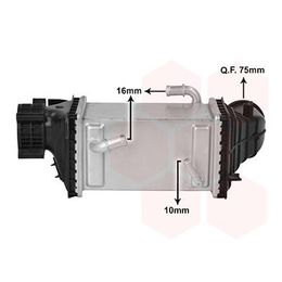 Van Wezel Ladeluftk&uuml;hler 03014728 16mm f&uuml;r SKODA VW SEAT AUDI 04E145785P 04E145785S