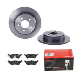 Brembo Bremsensatz, Scheibenbremse 1420-56059 hinten rechts links voll 290mm f&uuml;r DODGE JEEP CHRYSLER 05071948AA K05014036AA 05019805AA