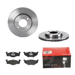 Brembo Bremsensatz, Scheibenbremse vorne rechts links innenbel&uuml;ftet 239mm f&uuml;r SKODA VW SEAT (SVW) AUDI 6N0615301G 5W0615301 1H0698151A 1420-54868
