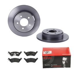 Brembo Bremsensatz-Hinterachse COATED DISC LINE / STANDARD Bremsensatz, Scheibenbremse hinten rechts links voll 290mm f&uuml;r DODGE JEEP CHRYSLER 05071948