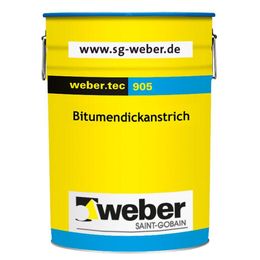 Weber Kellerabdichtung Weber.tec 905 Bitumendickanstrich, 33 l