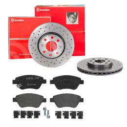 Brembo sk8k0f2633 Vorderachse Gelocht/innenbel. 257mm 22mm f&uuml;r OPEL VAUXHALL FIAT GENERAL MOTORS