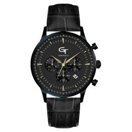 Gt Collection Analog Watch 'SAPPHIRE CRYSTAL' male Black size 11 cm x 8 cm x 2cm
