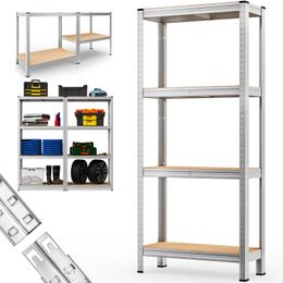 Monzana Schwerlastregal 170x75x30cm verzinkt 280kg