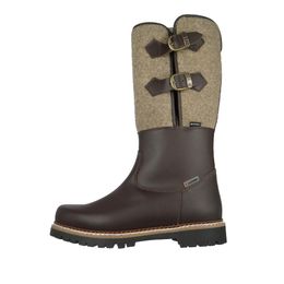 Lackner Stiefel Damen Größe 40 cappuccino / dunkelbraun Winterschuhe