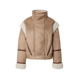 BOSS Jacke 'Cheerlea' Damen Gr&ouml;&szlig;e S ecru / braun / cappuccino