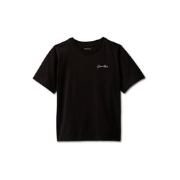 Calvin Klein Jeans T-Shirt 'POLAROID' Jungen Gr&ouml;&szlig;e 104 blutrot / schwarz / wei&szlig;