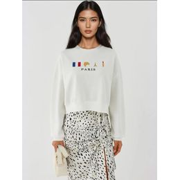 Hiccup Sweatshirt female White size M/L