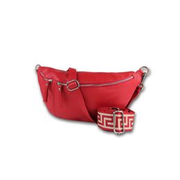 Leder Gürteltasche Toscanto Tasche rot ca. 37cm | Gr.: onesize