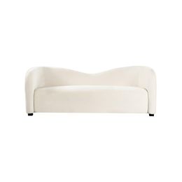 Beliani 3-Sitzer Sofa VELTADA in Wei&szlig; - (W) 205 x (H) 75 x (L) 90 cm | Gr.: onesize