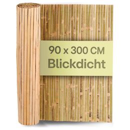 Praknu Bambus Balkon Sichtschutz - FSC Zertifizierter, Nat&uuml;rlicher Bamus - | Gr.: onesize