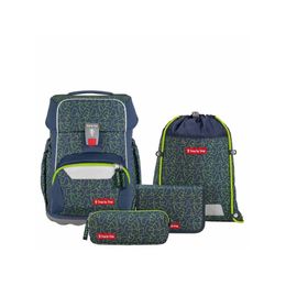 Step By Step Basis - Schulranzen Set 4tlg. (Green Grafics) in Green Geometric | Gr.: onesize
