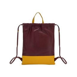 DuDu Rucksack Leder 42 cm in burgundy | Gr.: onesize