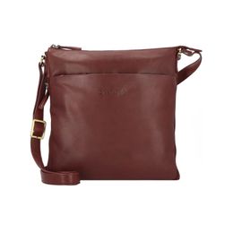 GreenLand Nature Nature Umh&auml;ngetasche Leder 28 cm in bordeaux | Gr.: onesize