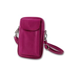 Leder Umhängetasche, Handtasche Toscanto Tasche pink ca. 12cm | Gr.: onesize