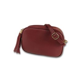 Leder Umhängetasche Toscanto Tasche rot ca. 21cm | Gr.: onesize