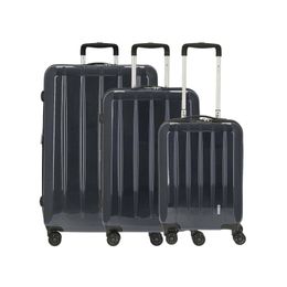 Check.In London 2.0 Trolley-Set 3tlg. (orange) in carbon blau | Gr.: onesize