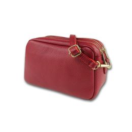 Leder Umhängetasche Toscanto Tasche rot ca. 22cm | Gr.: onesize