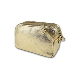 Leder Umhängetasche Toscanto Tasche gold ca. 22cm | Gr.: onesize