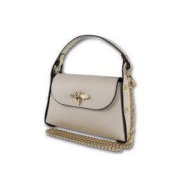 Leder Umhängetasche Toscanto Tasche beige ca. 19cm | Gr.: onesize