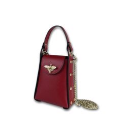 Leder Umhängetasche Toscanto Tasche rot ca. 13cm | Gr.: onesize