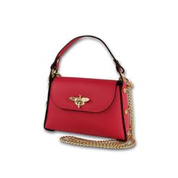 Leder Umhängetasche Toscanto Tasche rot ca. 19cm | Gr.: onesize