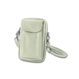 Leder Umhängetasche, Handtasche Toscanto Tasche beige ca. 12cm | Gr.: onesize