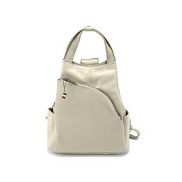 Florence Cityrucksack Leder beige ca. 27cm | Gr.: onesize