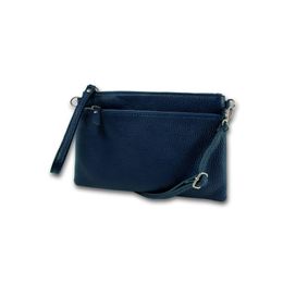 Leder Umhängetasche, Handgelenktasche Toscanto Tasche blau ca. 23cm | Gr.: onesize