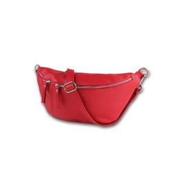 Leder Gürteltasche Toscanto Tasche rot ca. 37cm | Gr.: onesize