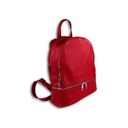Leder Cityrucksack Toscanto Tasche rot ca. 32cm | Gr.: onesize
