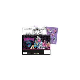 MONSTER HIGH Skizzenbuch A4 40 Seiten Sticker Spiralblock | Gr.: onesize