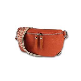 Leder Gürteltasche Toscanto Tasche orange, papaya, mehrfarbig ca. 25cm | Gr.: onesize