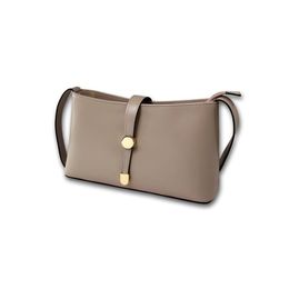Leder Umhängetasche Toscanto Tasche beige ca. 28cm | Gr.: onesize