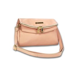 Leder Schultertasche, Clutch Toscanto Tasche rosa ca. 24cm | Gr.: onesize