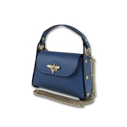 Leder Umhängetasche Toscanto Tasche blau ca. 19cm | Gr.: onesize
