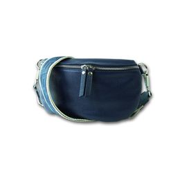 Leder Gürteltasche Toscanto Tasche blau, mehrfarbig ca. 25cm | Gr.: onesize