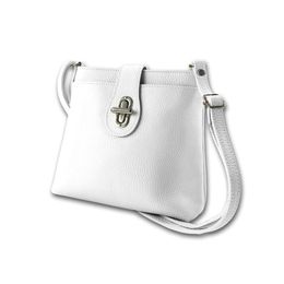 Leder Umhängetasche Toscanto Tasche weiß ca. 22cm | Gr.: onesize