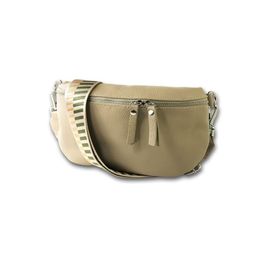 Leder Gürteltasche Toscanto Tasche taupe, beige, mehrfarbig ca. 25cm | Gr.: onesize