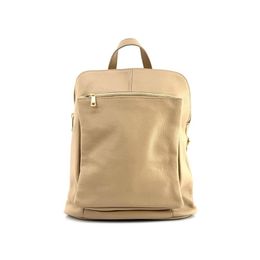 Florence Cityrucksack Leder taupe, beige ca. 30cm | Gr.: onesize