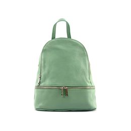 Florence Cityrucksack Leder hellgrün ca. 32cm | Gr.: onesize