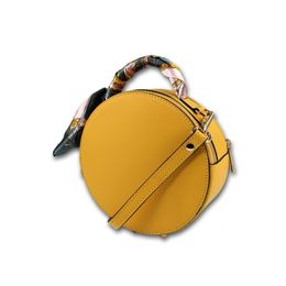 Leder Schultertasche Toscanto Tasche gelb ca. 18cm | Gr.: onesize