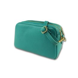 Leder Umhängetasche Toscanto Tasche türkis ca. 22cm | Gr.: onesize
