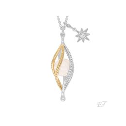 Engelsrufer 925 Sterling Silber rhodiniert, vergoldet Halskette 50+5+5cm | Gr.: onesize