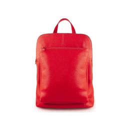 Florence Cityrucksack Leder rot ca. 30cm | Gr.: onesize