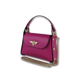 Leder Umhängetasche Toscanto Tasche pink, fuchsia ca. 19cm | Gr.: onesize