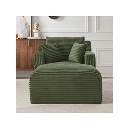 ABRIHOME Bequemes Schlafsofa, Relaxsessel ohne Montage in Grün | Gr.: onesize