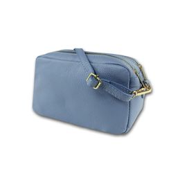 Leder Umhängetasche Toscanto Tasche hellblau ca. 22cm | Gr.: onesize